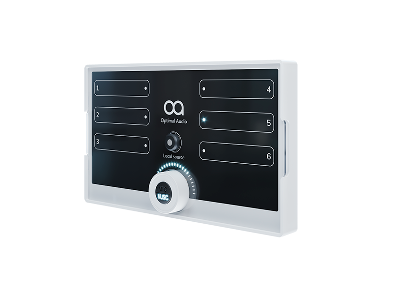 Optimal Audio ZonePad 1 - Single Zone Wall Controller - CINE-CRAFT