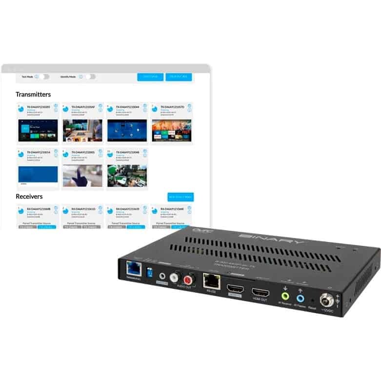 Binary™ 4K Media over IP transmitter - CINE-CRAFT